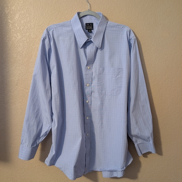 Jos. A. Bank | Shirts | Joseph A Bank Mens Light Blue Cotton Dress ...